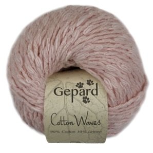 Cotton Waves farve 412 Skyrosa - Cotton Waves - Strikkefeen